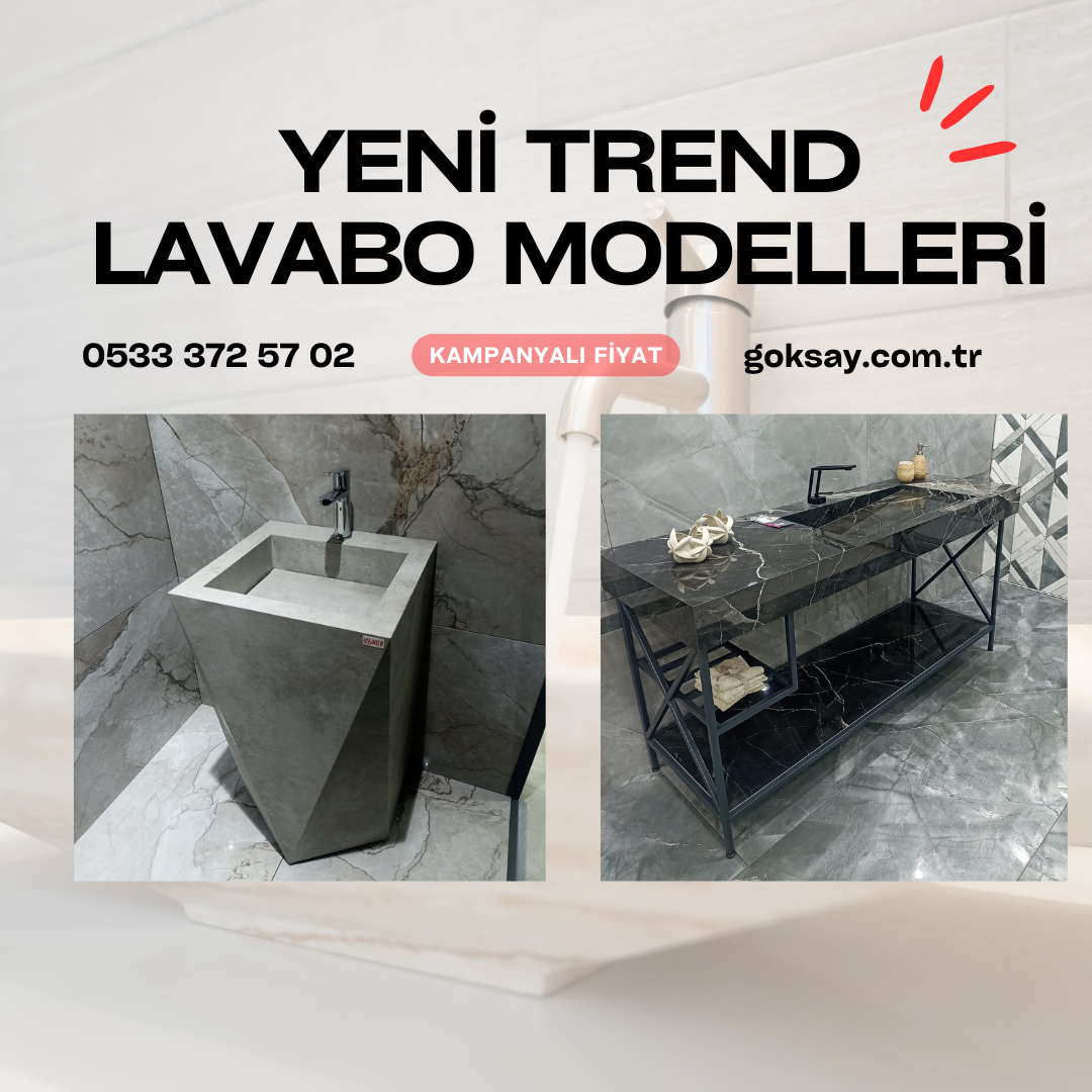 Yeni Trend Lavabo Modelleri ile Banyonuzu Yenileyin! | Göksay Yapı ...